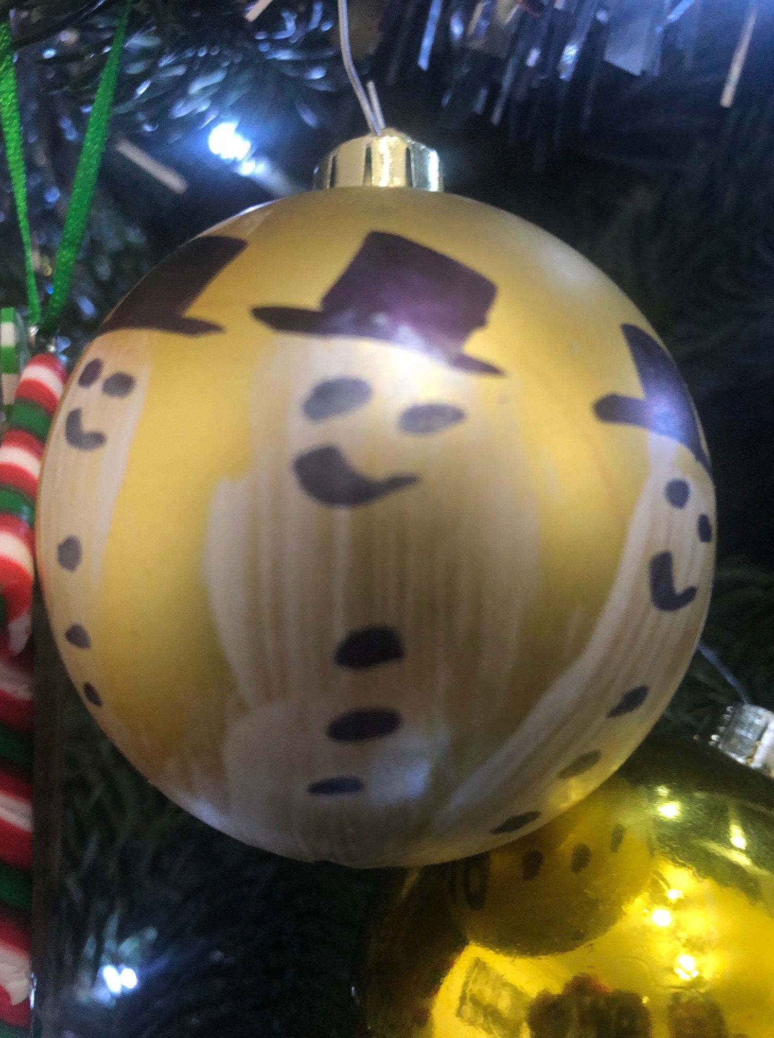 Handprint Snowman Christmas Bauble – Mini Moo Life