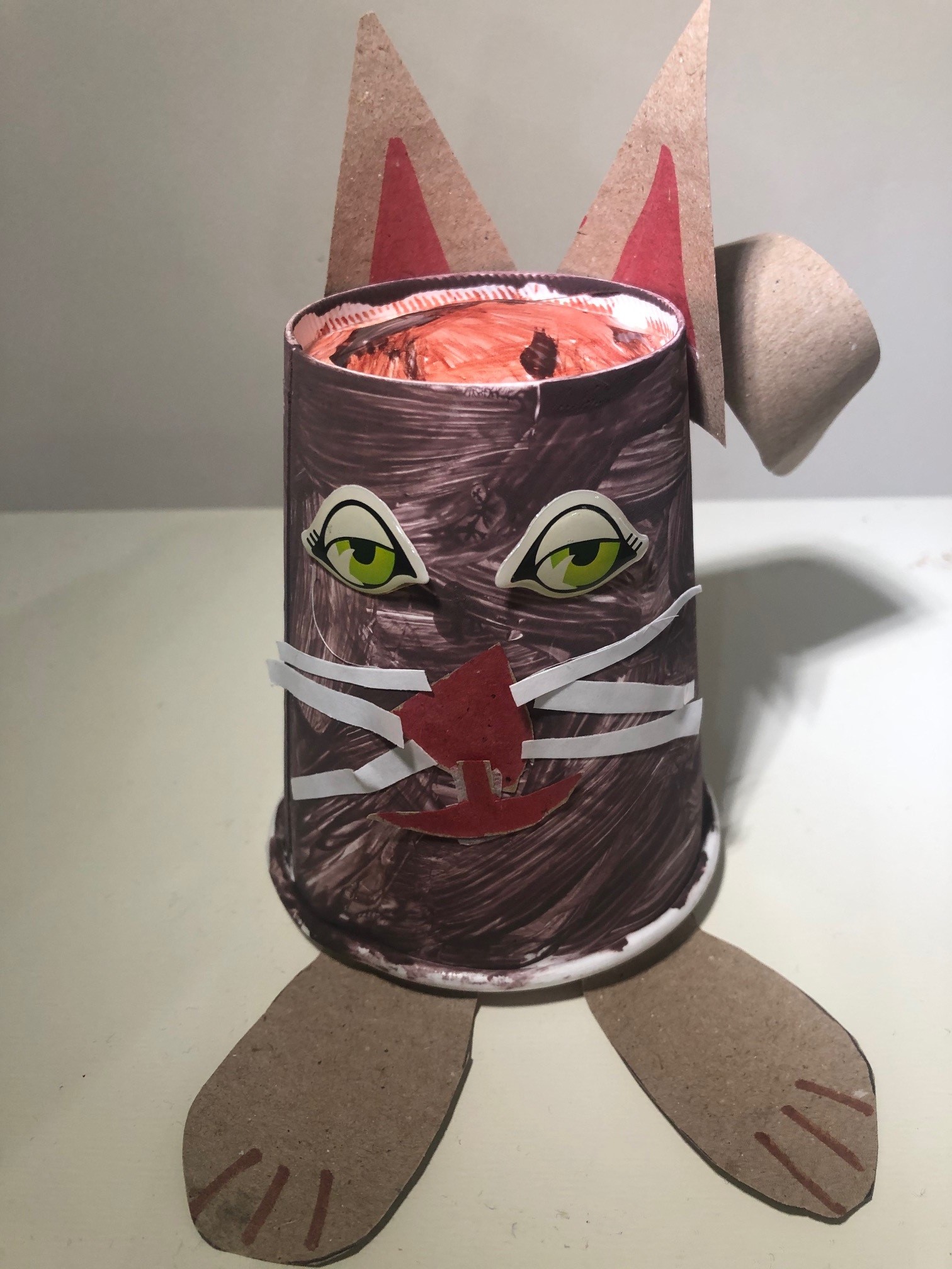 Paper Cup Animals – easy crafts with children – Mini Moo Life